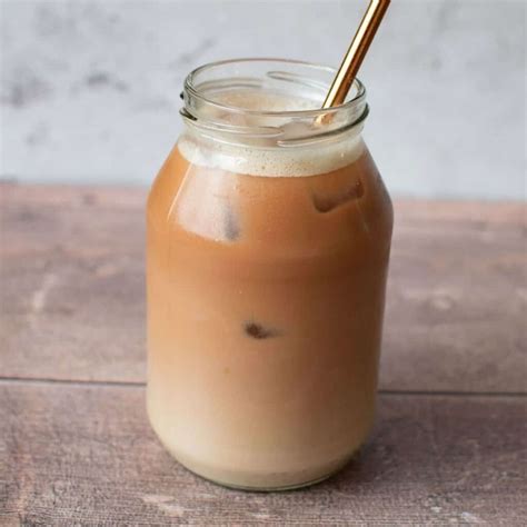 Iced Chai Latte Refreshing Drink Hint Of Healthy