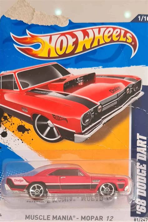 Embalagem Danificada Hot Wheels Muscle Mania Dodge Dart Universo Hot Wheels