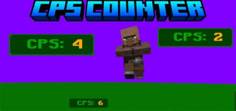 Cps Counter Minecraft Addon