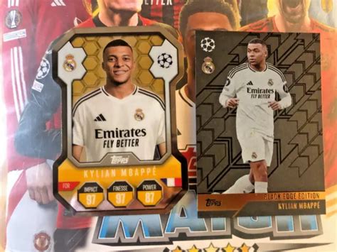 MATCH ATTAX Chrome Shield Kylian Mbappe SH BLACK EDGE PicClick UK
