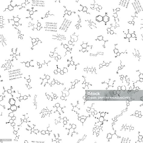 화학식 과학적 교육적 배경 원활한 벡터 패턴입니다 손으로 그렸습니다 0명에 대한 스톡 벡터 아트 및 기타 이미지 0명 건강관리와 의술 검사 보기 Istock
