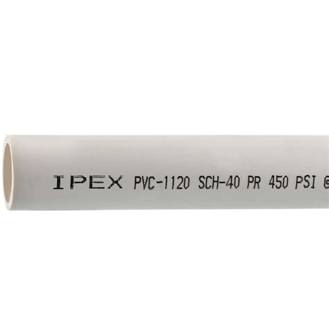 Ipex 1 In X 5 Ft 450 Psi Schedule 40 Pvc Pipe In The Pvc Pipe