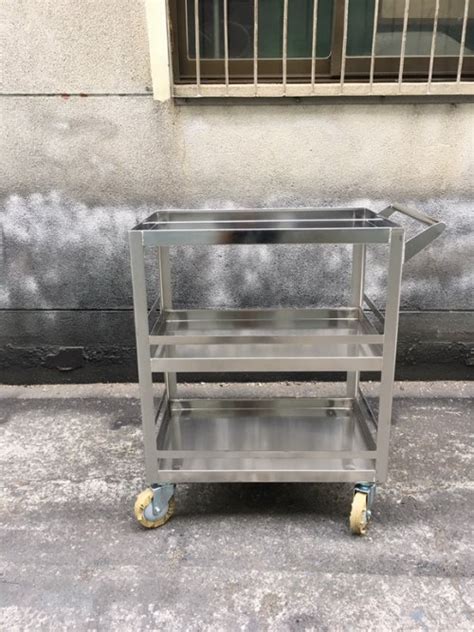 不鏽鋼三層手推車 佑典行手推車
