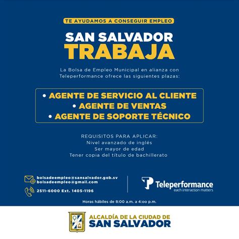 💻 Teleperformance El Alcaldía De San Salvador
