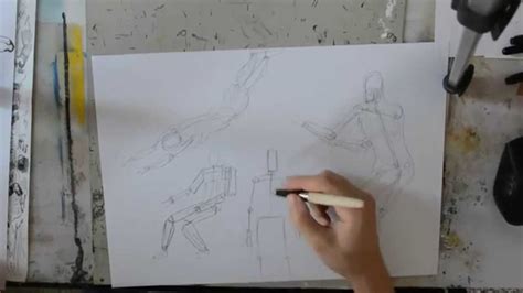 Comment Dessiner Les Corps En Mouvement YouTube