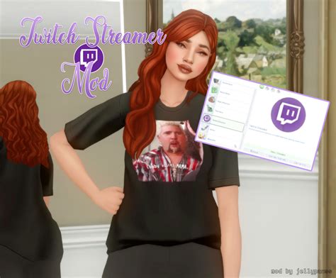 Urban Cc Finds ♡ Jellypawss Twitch Streamer Mod I M Super Excited