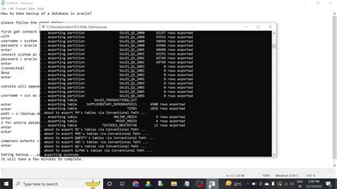 How To Take Complete Backup Of Entire Database In Oracle Youtube