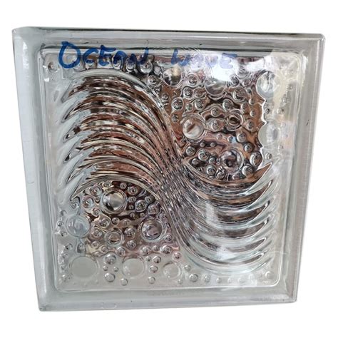 Ocean Wave Glass Block For Decoration Size 16x16inch At ₹ 300piece In Chennai