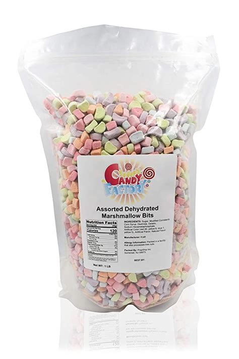 Sarahs Candy Factory Assorted Dehydrated Marshmallow Bits In