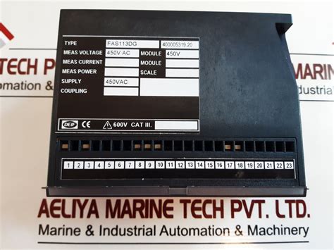 Deif Fas 113dg Synchronize Controller Aeliya Marine Tech