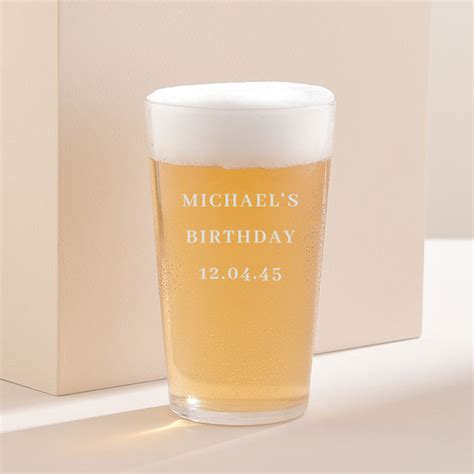 Create Your Own Personalised Pint Glass Gettingpersonal
