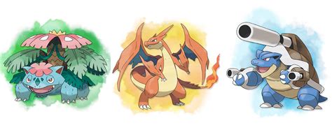Venusaur Blastoise Charizard Mega Evolution