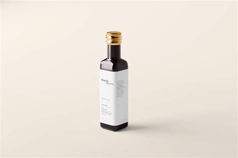 Free Black Glass Bottle Mockups Package Mockups