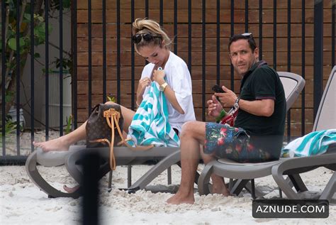 Megan Mckenna Sexy Enjoying A Poolside Drink In Queensland Aznude