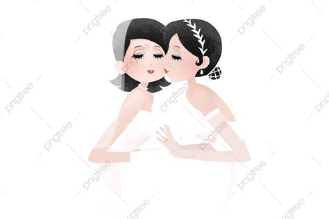 Gambar Pengantin Dalam Gaun Pengantin Senang Nikah Jatuh Cinta Png