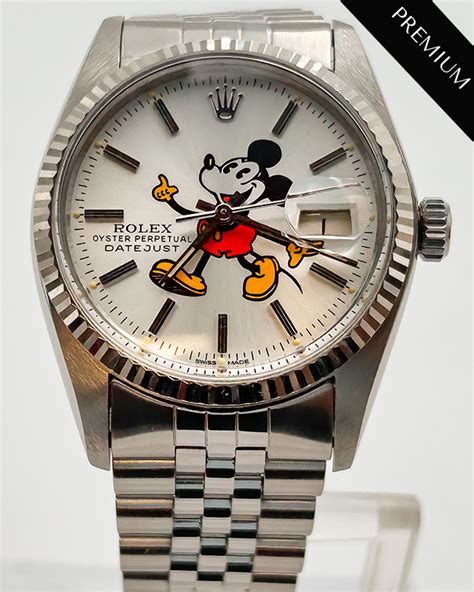 No Reserve 1978 Rolex Datejust 36 Jubilee Steel Mickey Mouse Dial