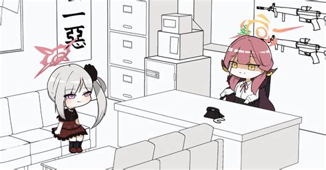 ブルーアーカイブ 便利屋68 メリケンのうごイラ Pixiv