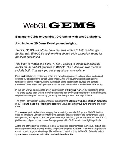 Webgl Gems V1 269 Pdf Web Gl Computer Graphics