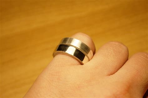 실버 트윈 트위스트 반지