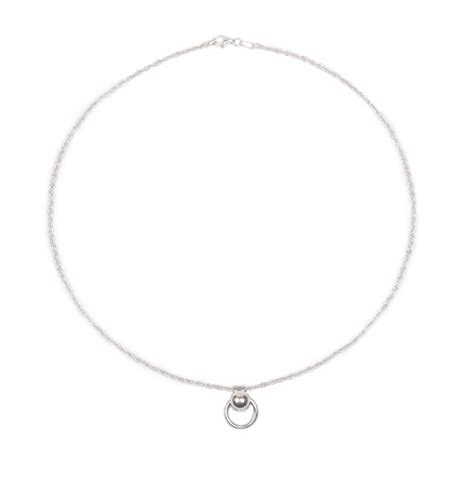 Halskette Necklace Sm Echtsilber Bdsm Halsband Ring Der O Etsy