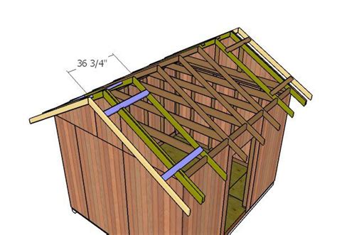 10x12 Gable Shed Roof Plans HowToSpecialist How To Build Step By Step DIY Plans Diy Shed