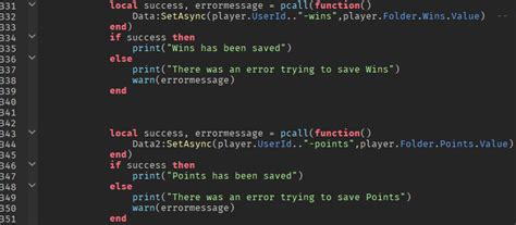 My Data Isnt Saving Scripting Support Developer Forum Roblox