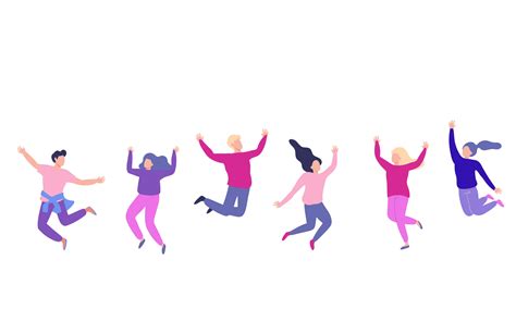 Happy Person Jumping 