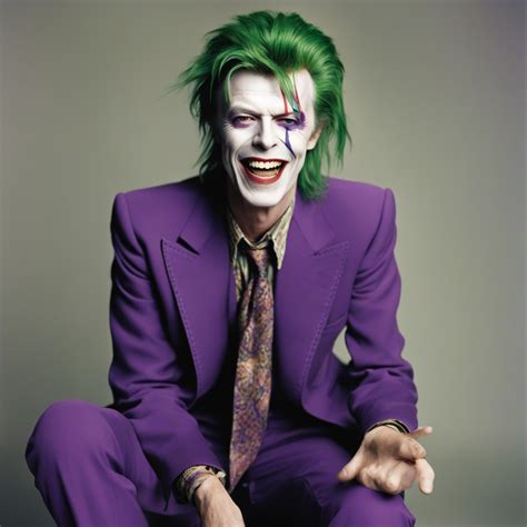 David Bowie As The Joker By Nothus1 On Deviantart