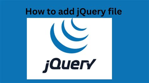 How To Add Jquery File In The Website For Beginners Jquery Tutorials