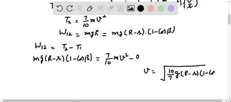 Solveda Sphere Of Mass M And Radius R Rolls Without Slipping Inside A