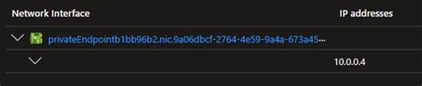 Get Ip Address From Azure Private Endpoint Using Pulumi Typescript Api Stack Overflow