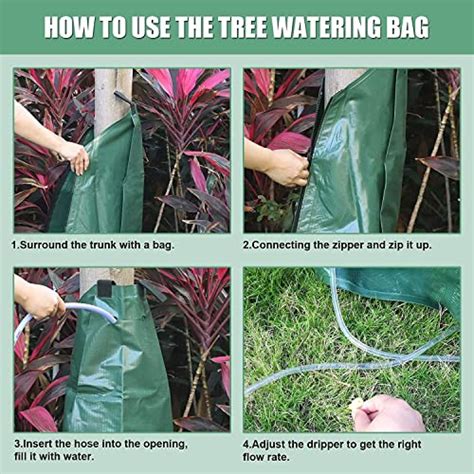 Hydrogarden Tree Watering Bag 20 Gallon Slow Release Drip Tree Irrigation System Watering