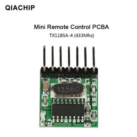 QIACHIP 433 Mhz Mini Wireless RF Remote Control 1527 EV1527 Learning