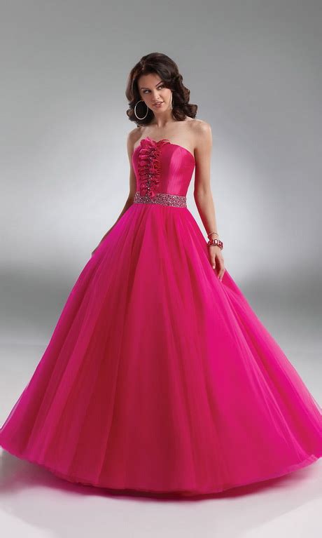 Pink Princess Prom Dresses