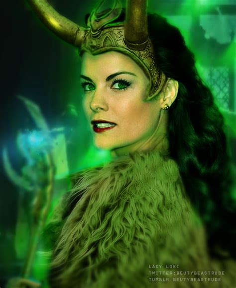 Jamie Alexander Lady Loki By Bethnaka On Deviantart