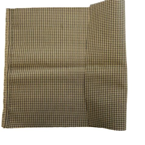 Charcoal Acrylic Houndstooth Automotive Upholstery Fabric Fashion
