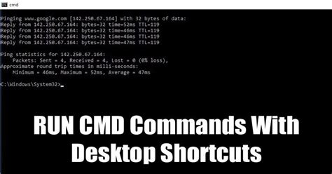 Want To Run Cmd Commands With A Desktop Shortcut Here We Have Shared A