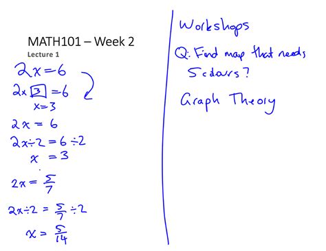 Week2 A Annotated Notes Methods Of Mathematics Studocu