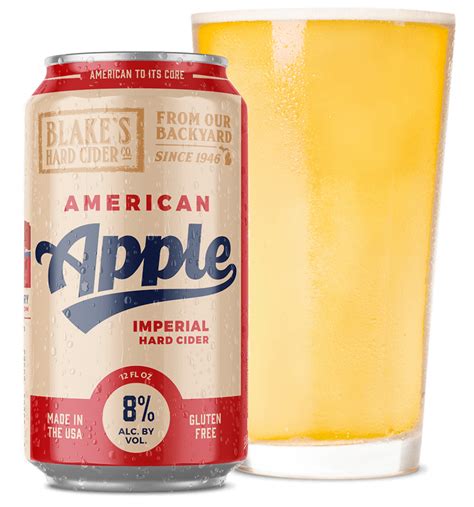 Blakes American Apple Hard Cider 6 Pack12 Oz Cans Beverages2u