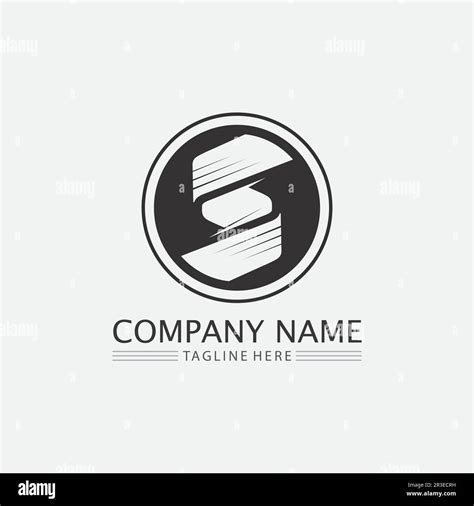 S Font And Letter Business Corporate S Letter Logo Design Vector Stock