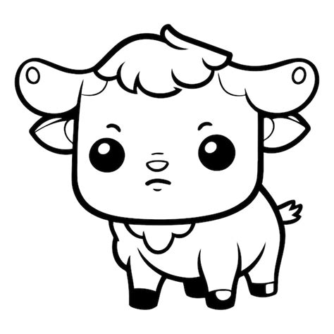 Premium Vector Cute Cartoon Cow Isolated On A White Background Vector