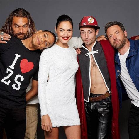 Jason Mamoa Justice League Gal Gadot Ben Affleck Justice League