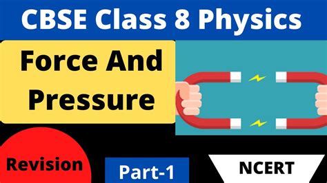 Force And Pressure Class 8 Science I NCERT Science Class 8 Chapter 11
