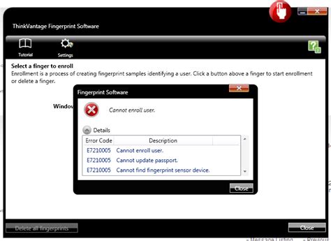 T Fingerprint Scanner Not Working Device Can T Be Found R Thinkpad