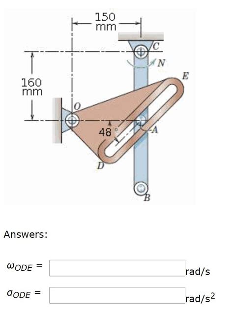 Solved For The Instant Represented Link Cb Is Rotating