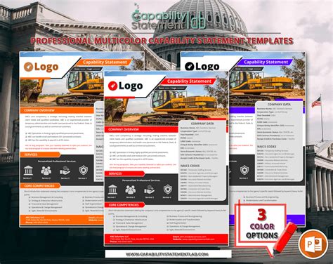 Persuasive Capability Statement Template