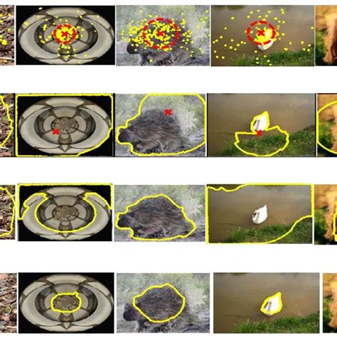 Enhanced Segmentation With Multiple Fixations The First Row Shows The Download Scientific