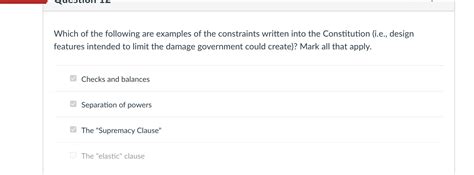 which of the following are examples of the