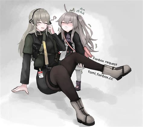 Ump45 Ump40 And Ump45 Girls Frontline Drawn By Min Tami Danbooru