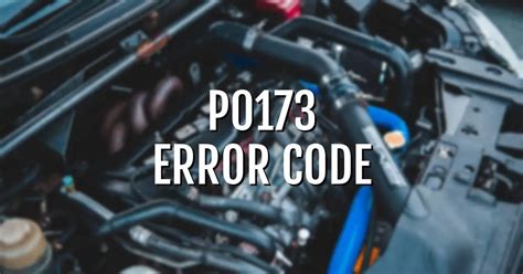 [solved] P0173 Code Fast Fix For Bank 2 Fuel Trim